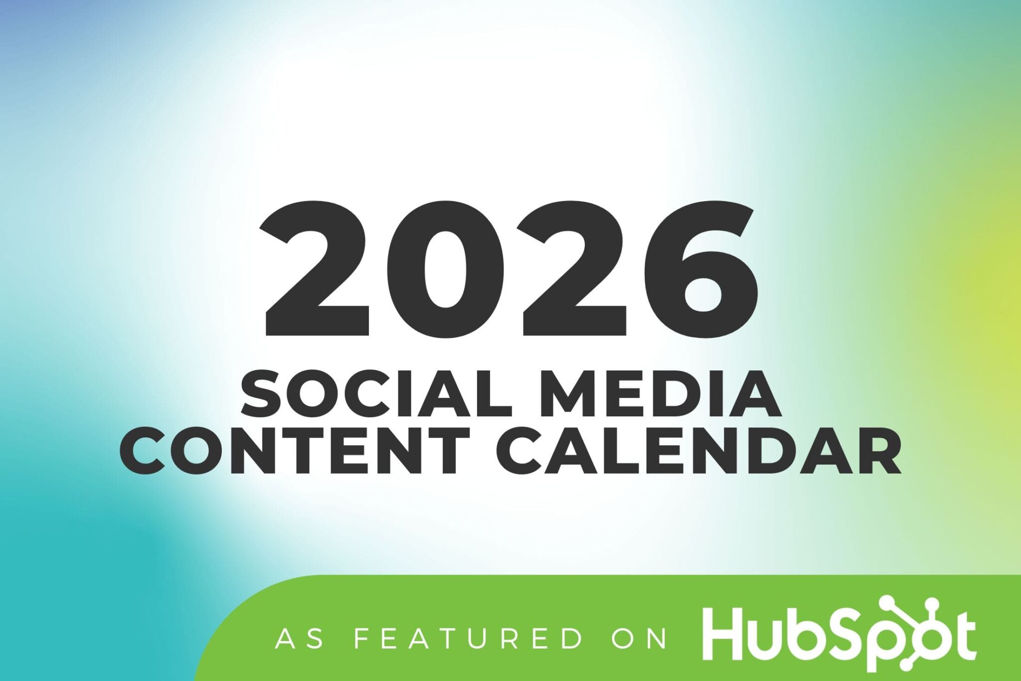 2026 Social Media Content Calendar Template | Free Download