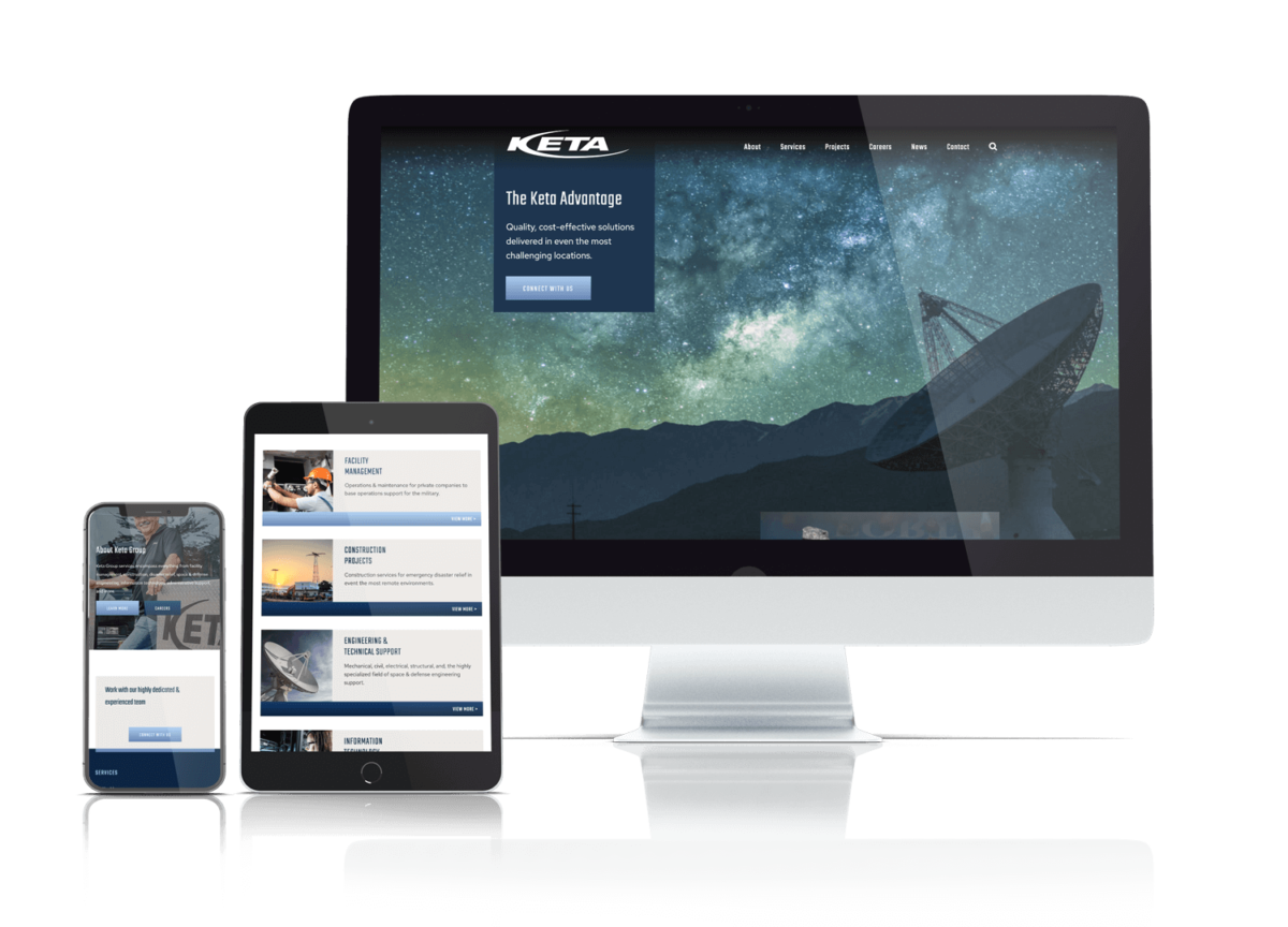 Web Design - Keta Group | Firefly Marketing