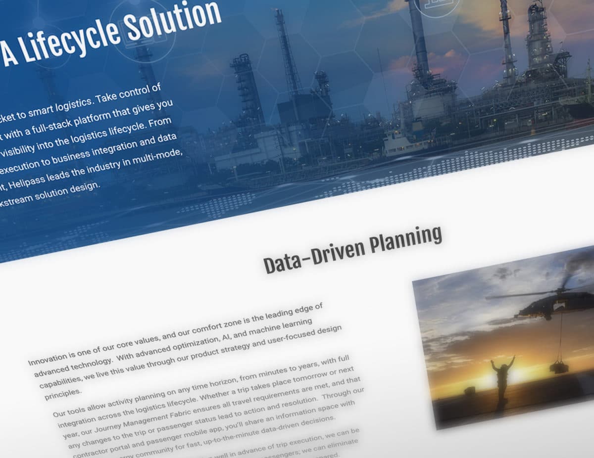 Web Design - Helipass | Firefly Marketing