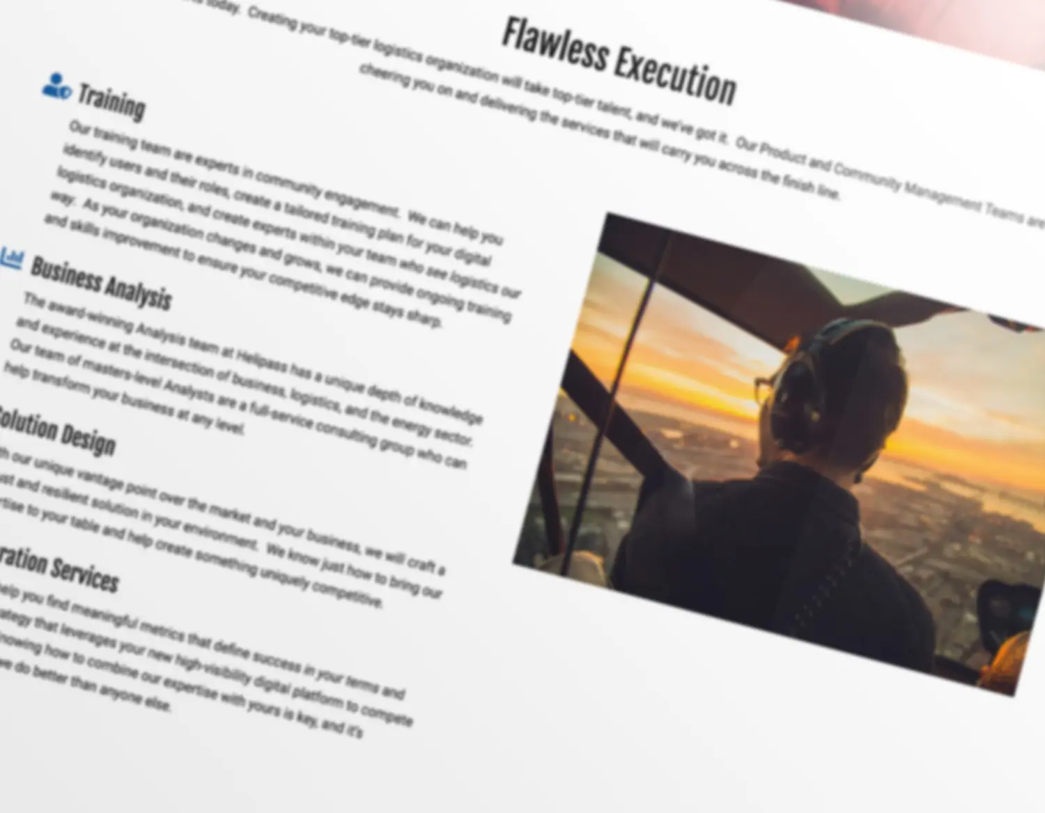 Web Design Portfolio - Helipass | Firefly Marketing