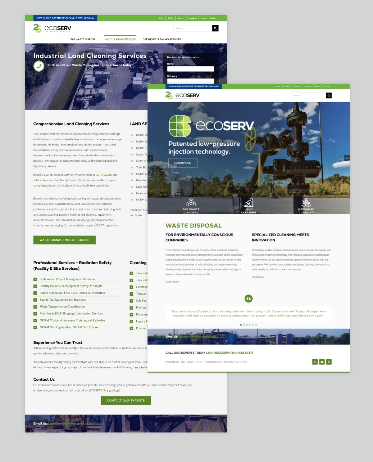 Web Design, Ads & SEO - Ecoserv | Firefly Marketing
