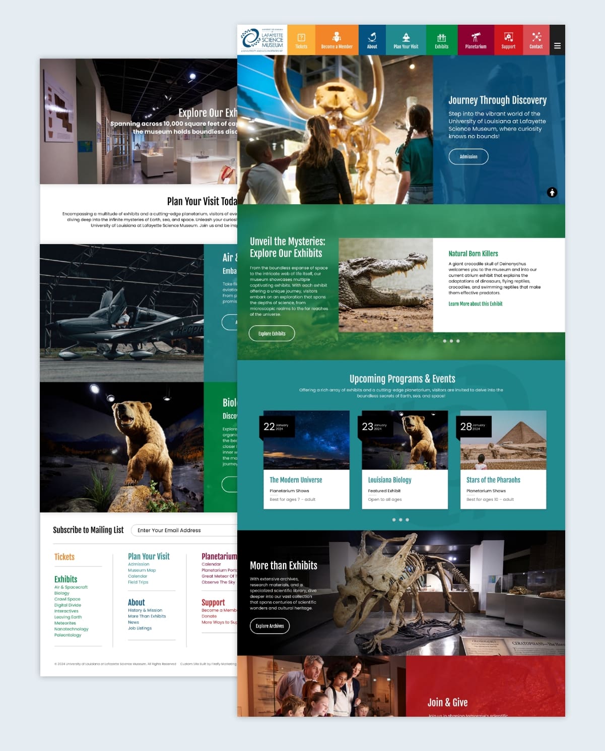 UL Lafayette Science Museum | Firefly Marketing